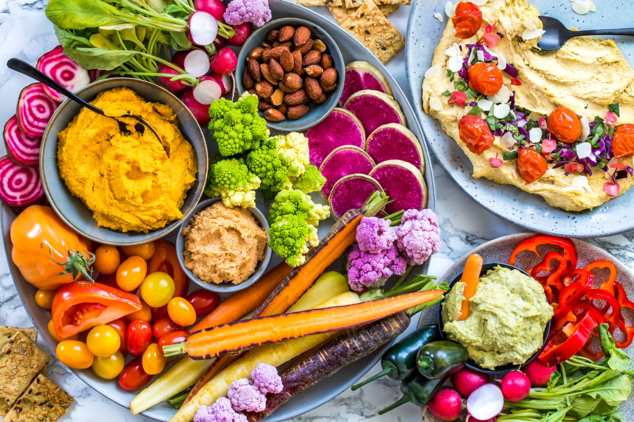 Veggie Hummus - King Cuisine